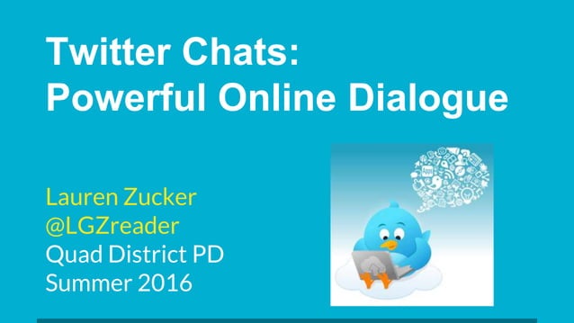 Twitter Chats for Educators | PPTX