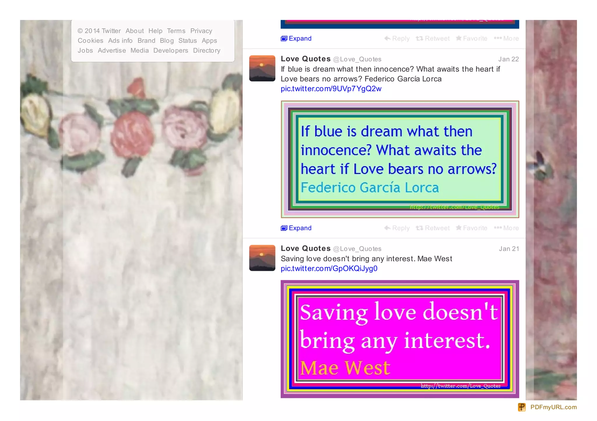 twitter love quotes | PPT