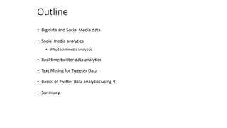 Twitter data analysis using R | PDF | Social Networking | Internet
