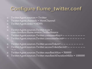 Twitter data analysis using apache flume | PPT