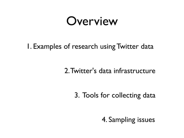 Collecting Twitter Data | PPT Collecting Twitter Data | PPT