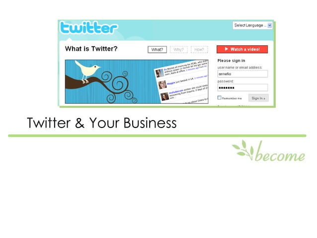 Introduction to Twitter | PPT