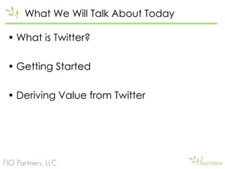 Introduction to Twitter | PPT