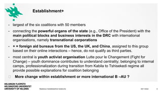 Discourse coalitions and deforestation politics in DRC: a twitter ...