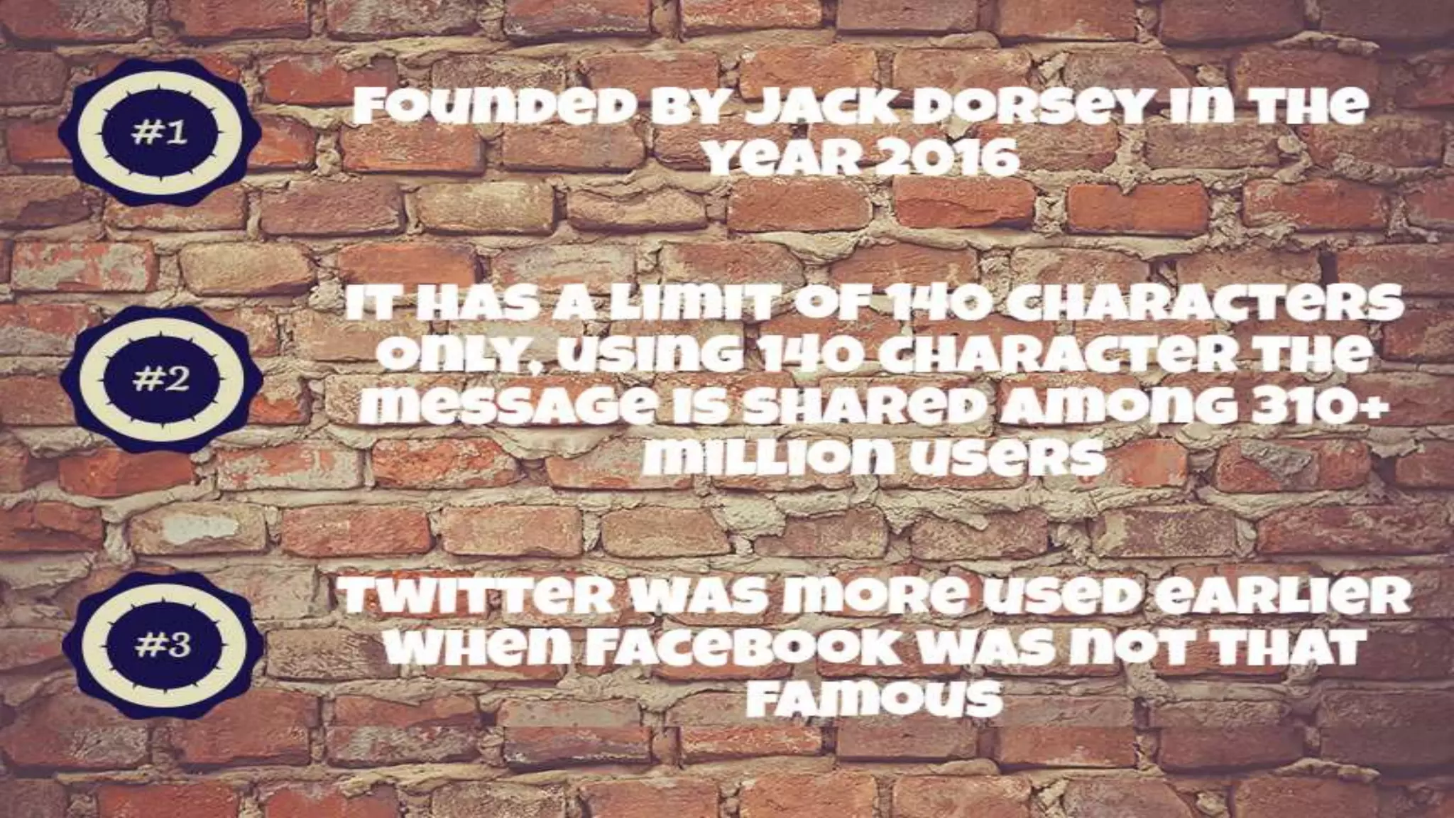 Twitter facts | PPTX