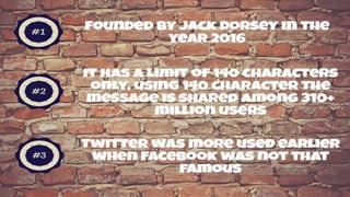 Twitter facts | PPTX