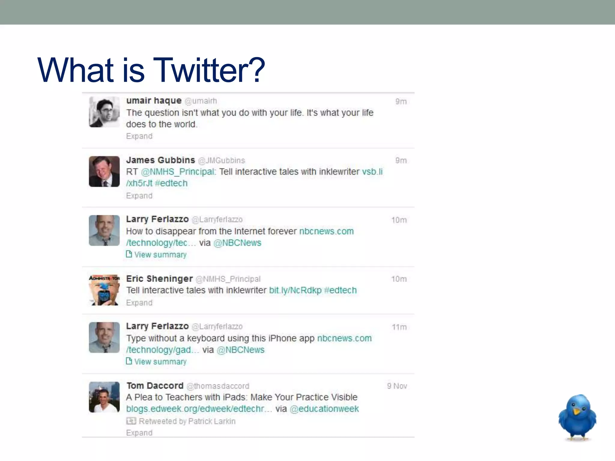 Twitter for PD | PPT
