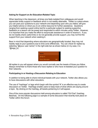 Twitter for teachers a professional development tool | PDF