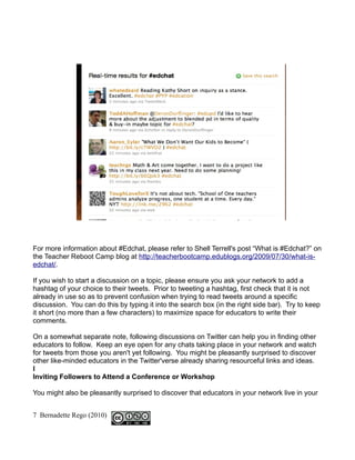 Twitter for teachers a professional development tool | PDF