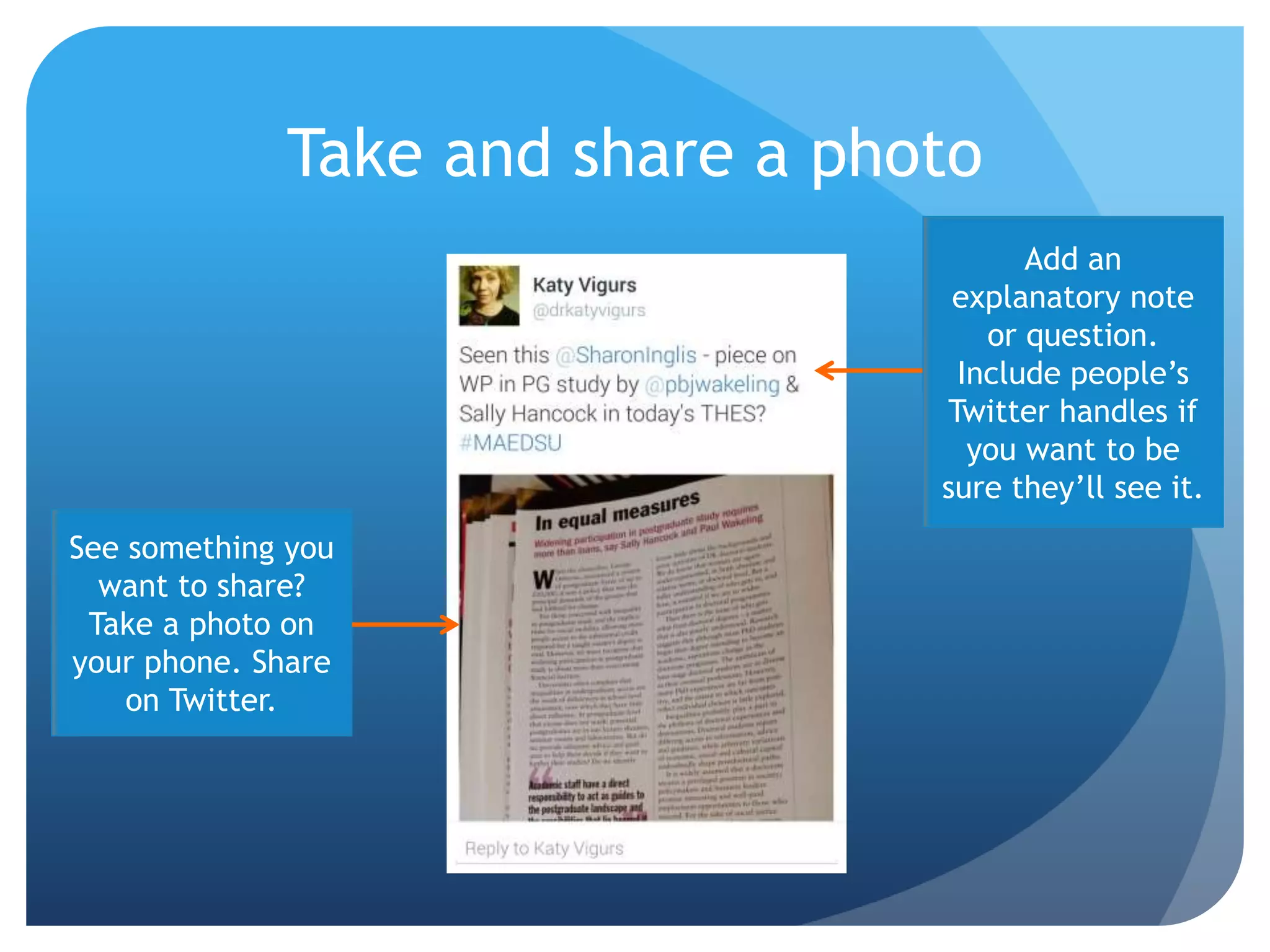 Twitter for Learning and Teaching in HE | PPTX