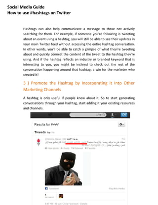 Twitter guide outline | PDF