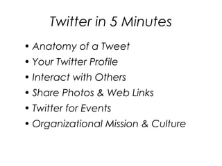 Twitter in 5 Minutes | PPT