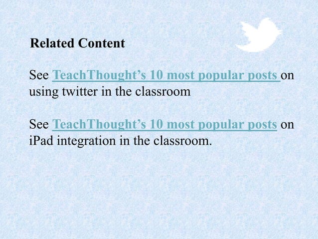 10 Reasons Twitter works in the Classroom | PPTX