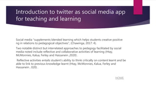 Twitter interactive | PPTX