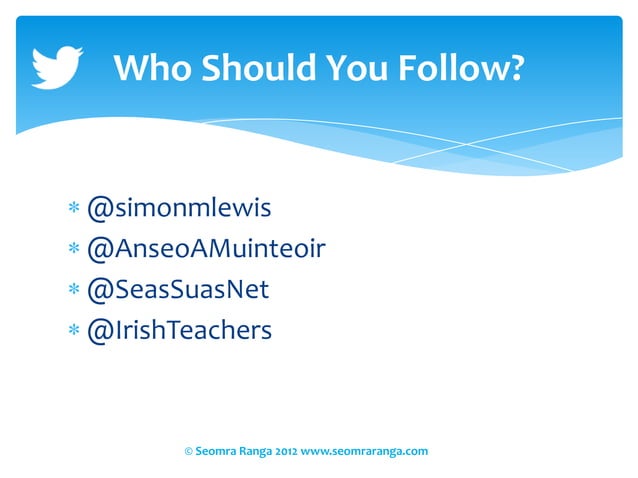 Twitter in the classroom | PPT