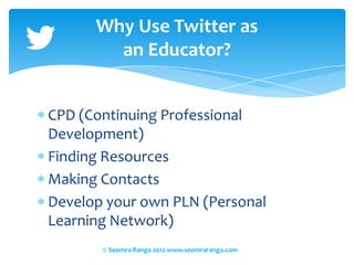 Twitter in the classroom | PPTX