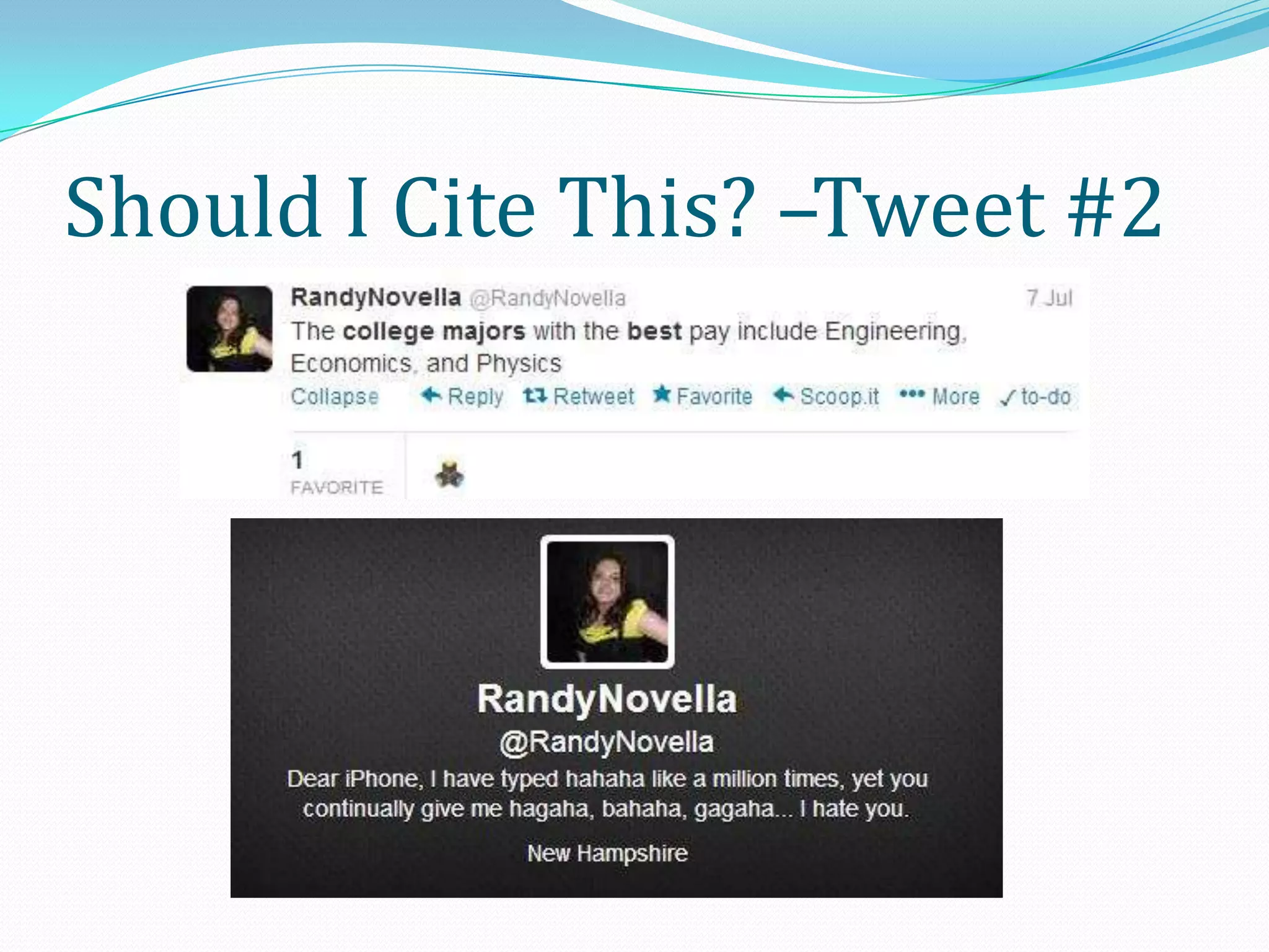 Twitter in the classroom | PPT