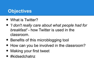 Twitter in the Classroom | PPT