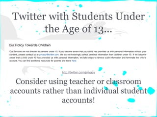 Twitter in the classroom | PPTX