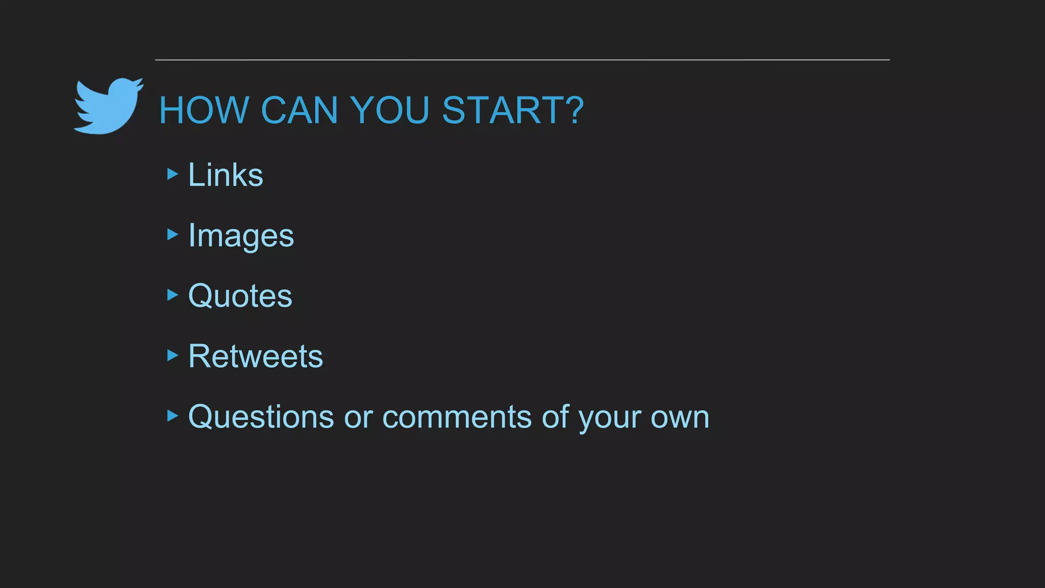 Twitter is it for you? | PPTX