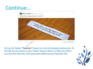 Introduction to twitter marketing - presentation | PPTX