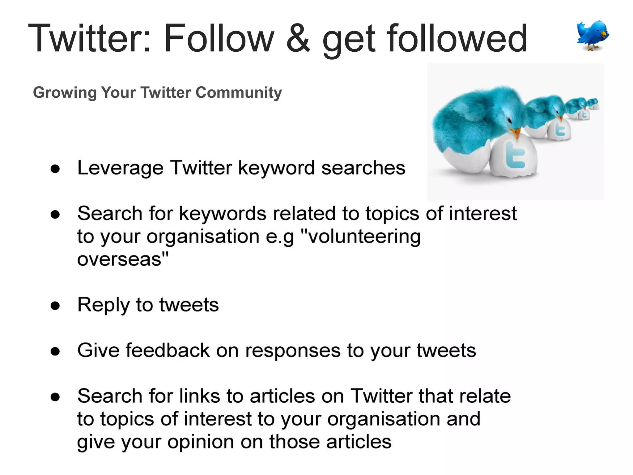 Twitter Starter Guide: How to, tips and instructions | PPT