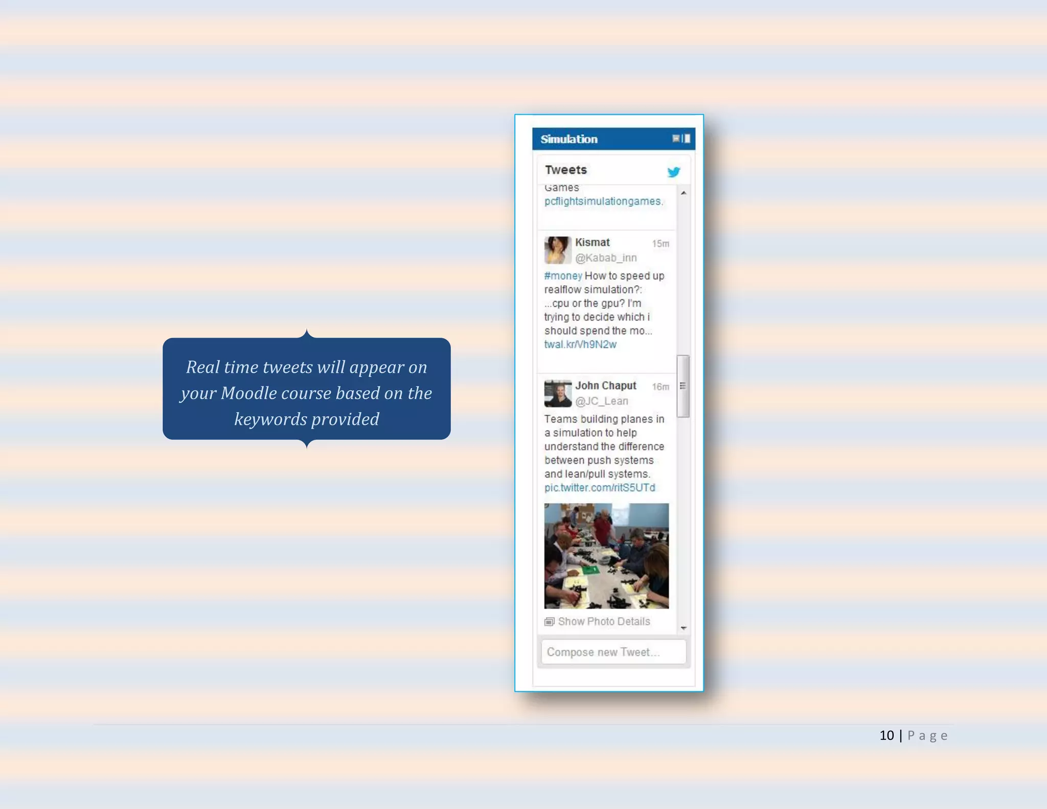 Twitter on Moodle | PDF