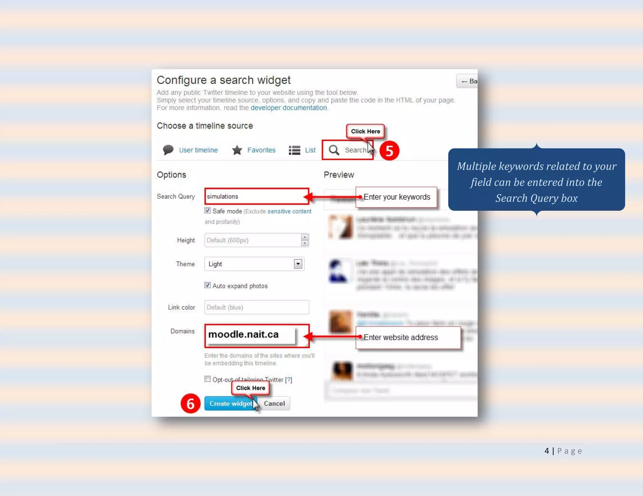 Twitter on Moodle | PDF