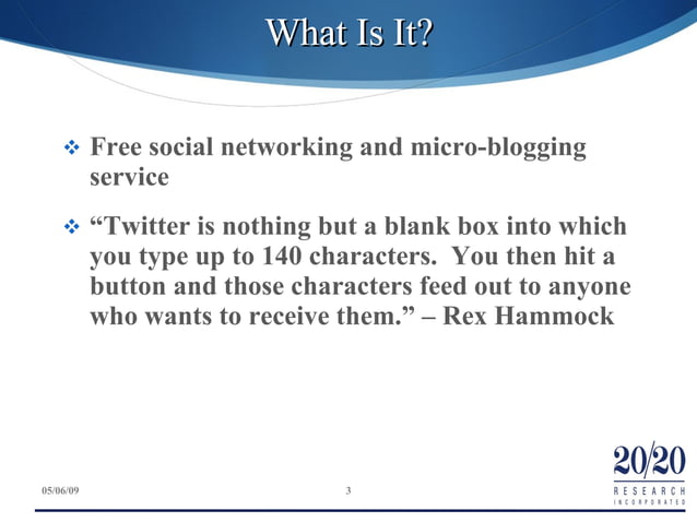 Twitter Presentation | PPT