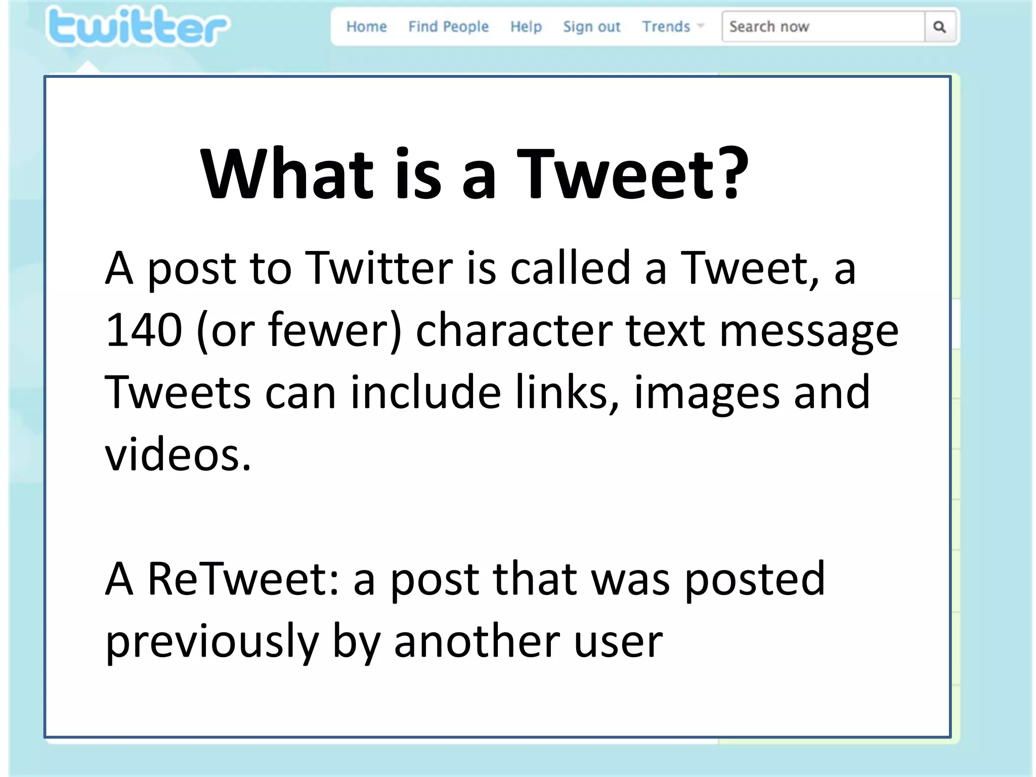 Twitter presentation | PDF
