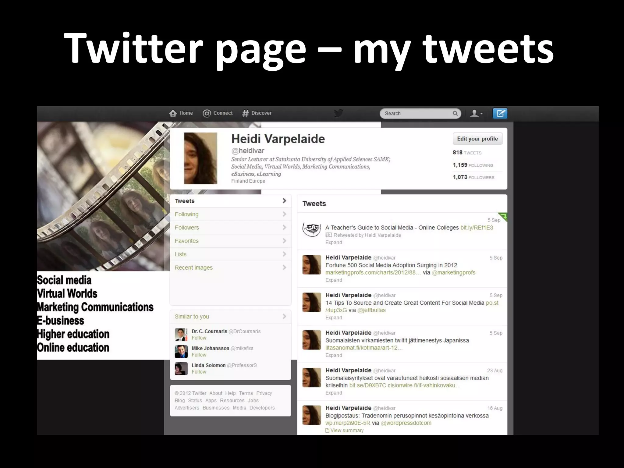 Twitter presentation | PDF