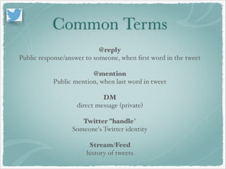 Twitter Overview for Beginners | PPT