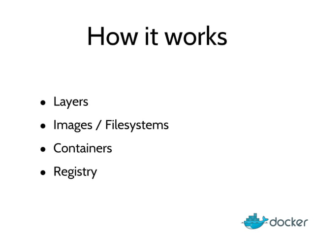 Introduction To Docker Docker Workshop Twitter Pdf Operating Systems Computer Software
