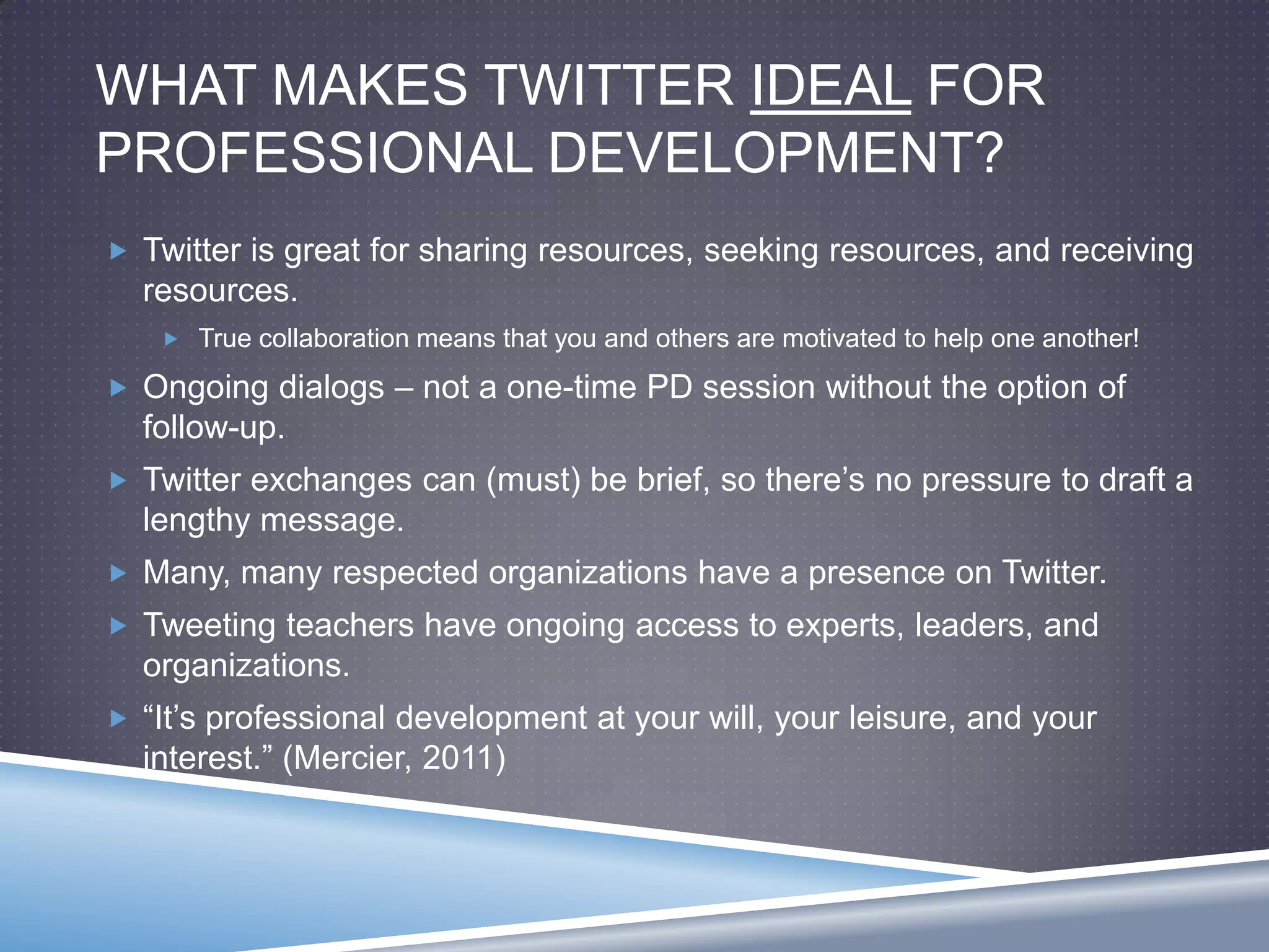 Tweeting Teachers | PPTX