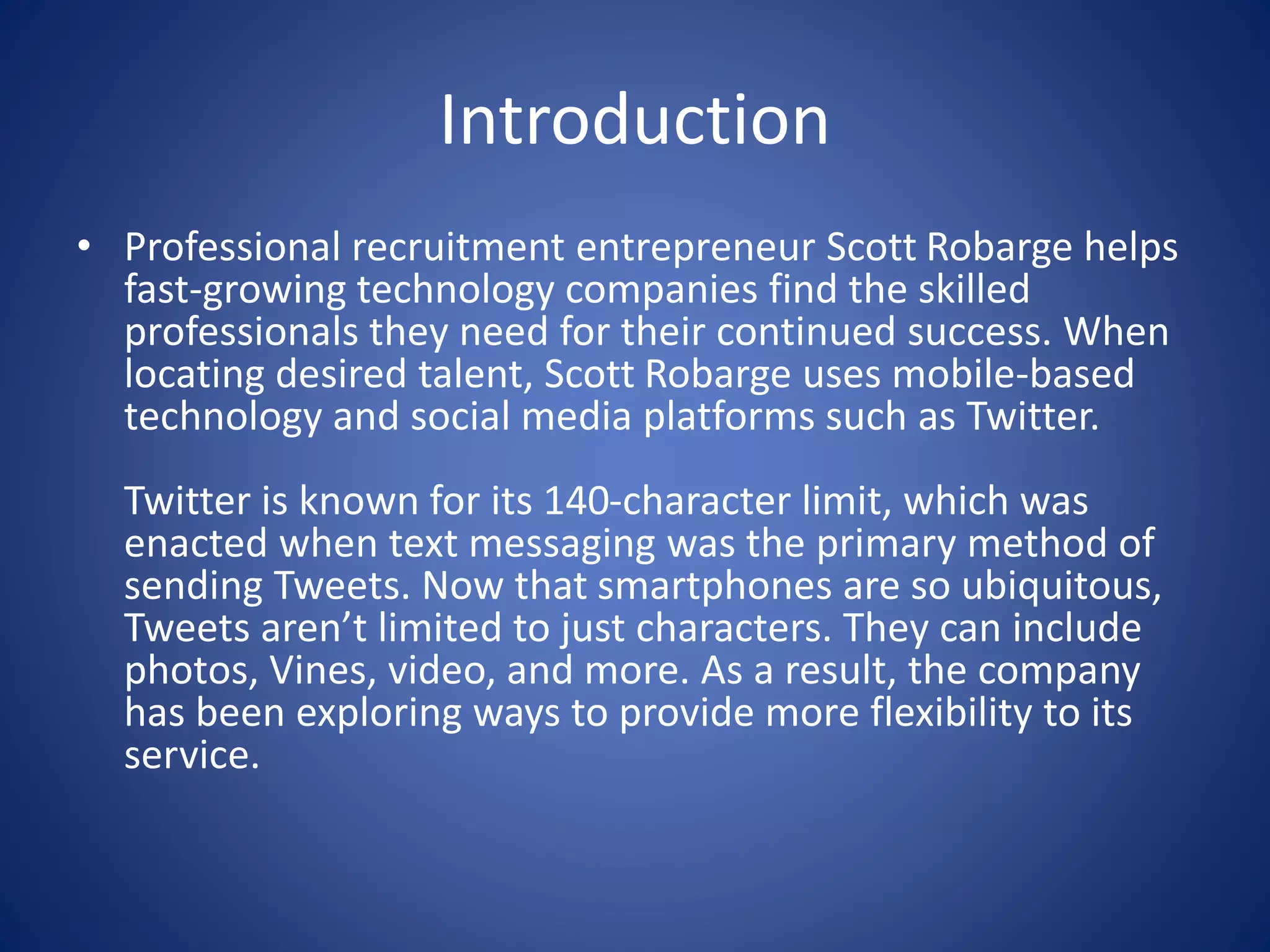 Twitter’s Change in Character Count | PPTX