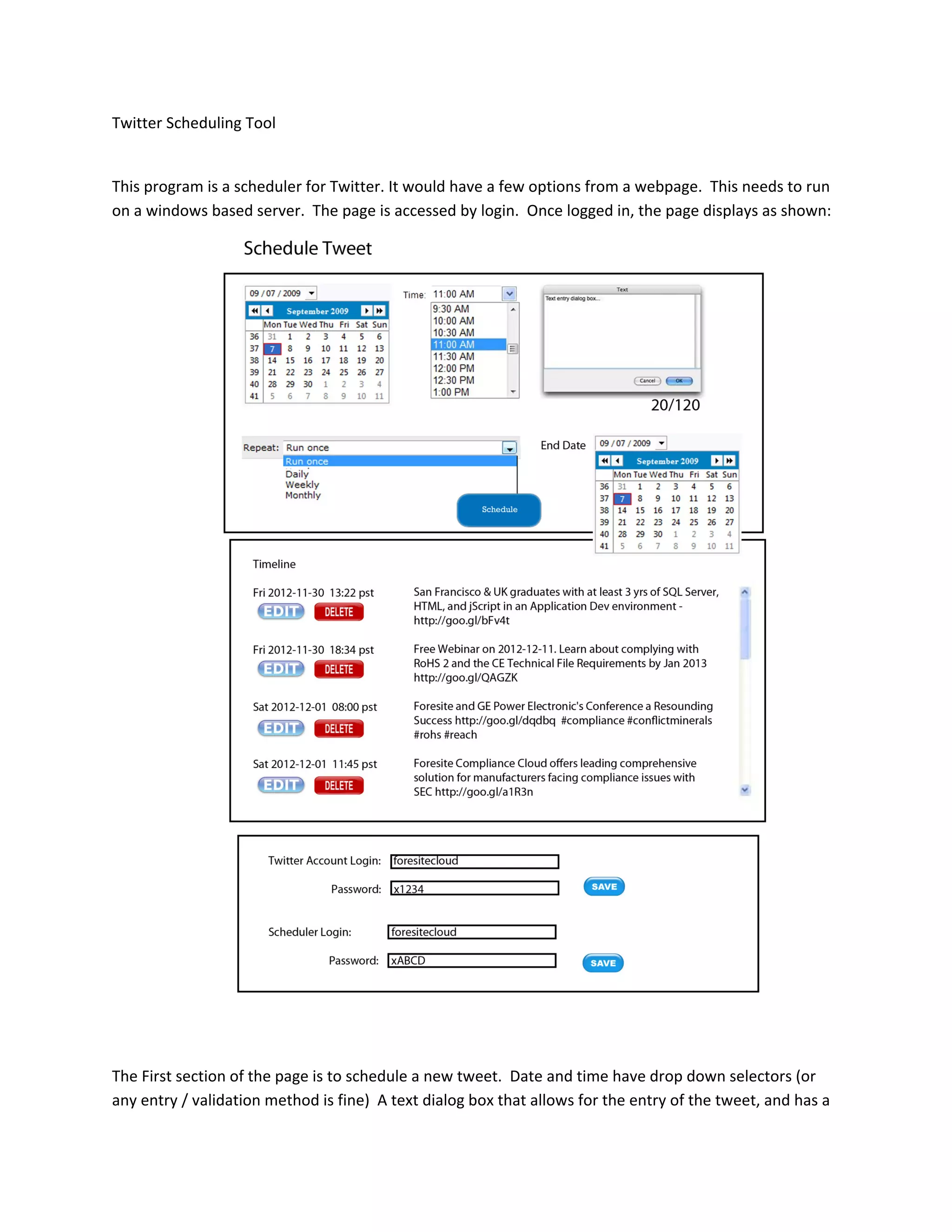 Twitter+scheduler | PDF