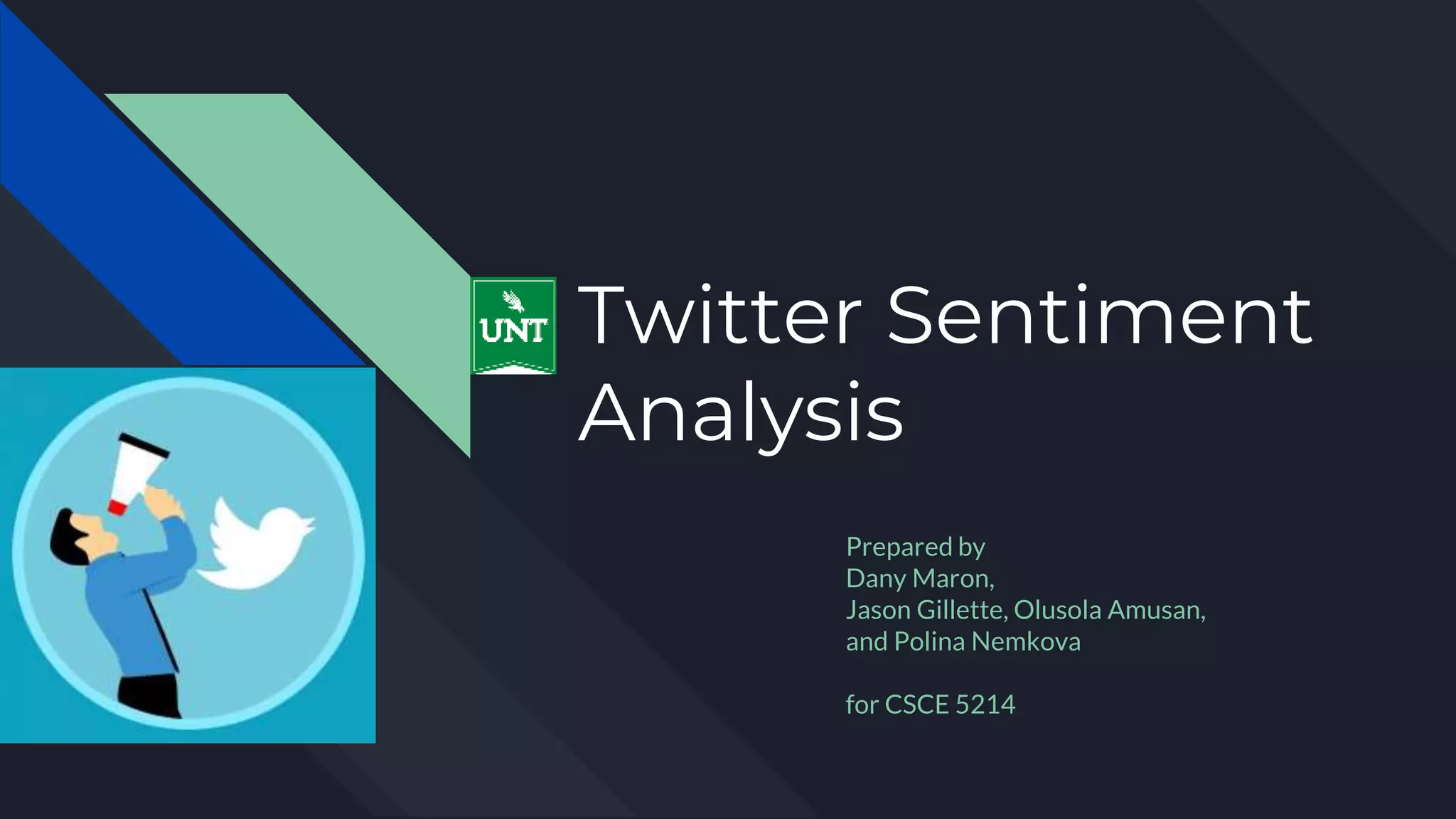 Twitter sentiment analysis using Azure NLP | PPTX