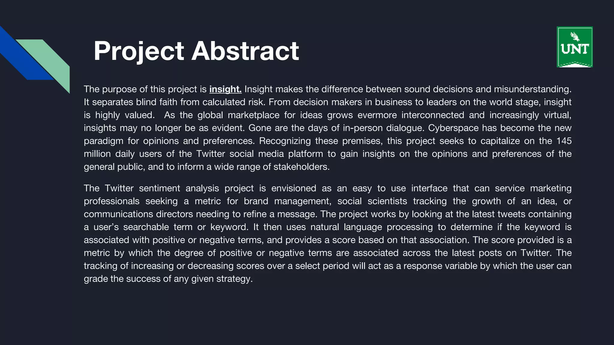 Twitter sentiment analysis using Azure NLP | PPTX
