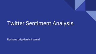 Twitter Sentiment Analysis.pdf | Social Networking | Internet