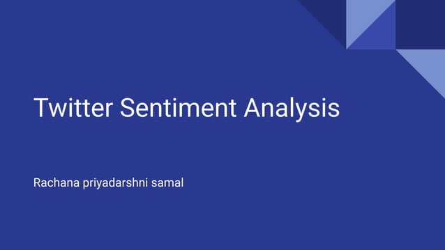 Twitter Sentiment Analysis.pdf | Social Networking | Internet