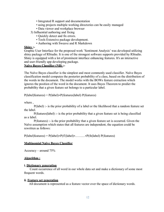 Twitter sentimentanalysis report | PDF | Internet | Computing