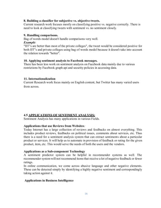 Twitter sentimentanalysis report | PDF