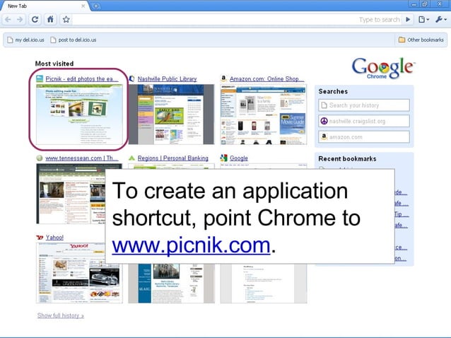 Creating an Application Shortcut | PPT