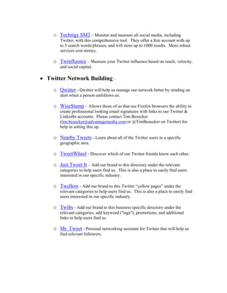 Twitter strategy | PDF