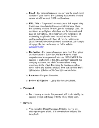 Twitter strategy | PDF