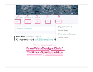 Twitter symbols | PPT