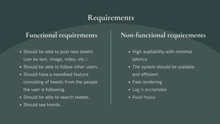 Twitter System Design | PDF