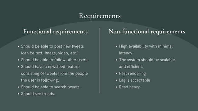 Twitter System Design | PPT