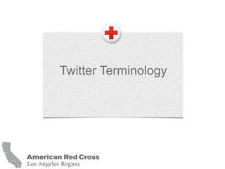 Twitter 101: Twitter terminology | PPTX