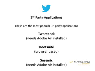 Twitter training | PPT